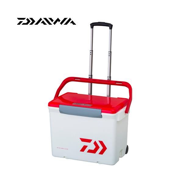 ダイワ　シークールキャリー2 GU2500 ホワイト/レッド ■カラー：ホワイト/レッド■自重（kg）：4.6■容量（リットル）：25■内寸（cm）：15.0×38.5×31.0■外寸（cm）：33.0×53.5×38.5