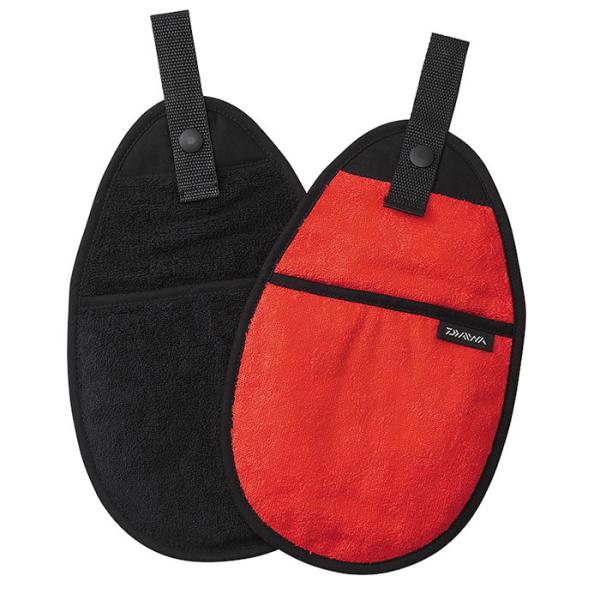 ダイワ フィッシングタオル DA-9200 (フィッシングツール)■タオル全長29.5cm、ポケット全長17cm≪ダイワ フィッシングツール≫