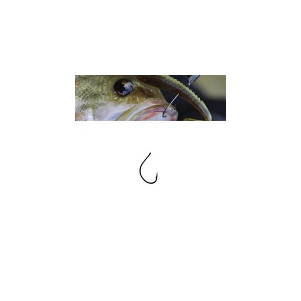 バサーズワームフックSS WKY(ワッキー)■■入数(本)(サイズ)：5(3/0)・6(2/0)・7(1/0)・8(#1)・9(#2)・9(#3)・10(#4)●ワームに横刺しするワッキーセッティングで、パワーを確実に伝える専用設計。太軸か...