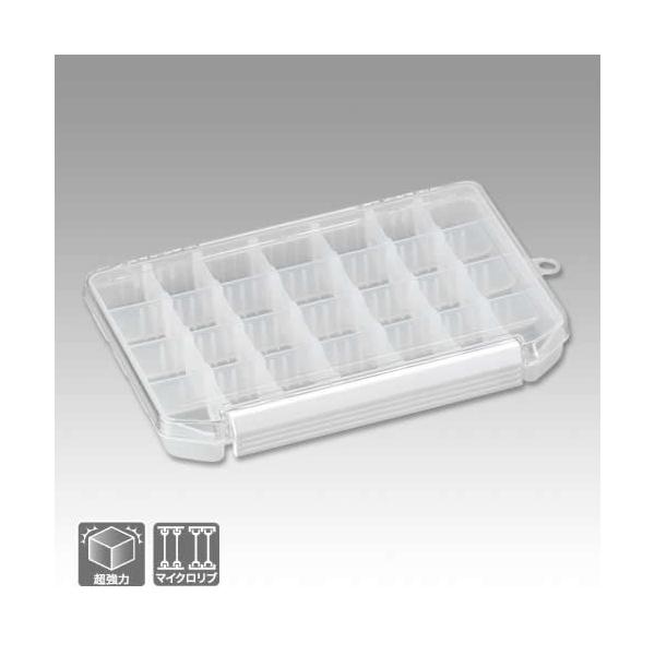 メイホウ クリアケース C-800NS (タックルボックス タックルケース)■サイズ：205×145×28mm■素材：本体・仕切板/ポリプロピレン、蓋・止具/ポリカーボネート■可変仕切板24枚付、一体式フック≪メイホウ タックルボックス タ...