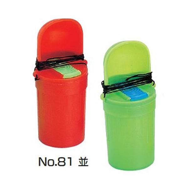 ナカジマ サシ虫入 並 No.81 (エサ箱・エサバッカン)■カラー：レッド・グリーン・ブルー※こちらの商品は色指定をいただけません。■サイズ（mm）：40×100≪ナカジマ エサ箱・エサバッカン≫