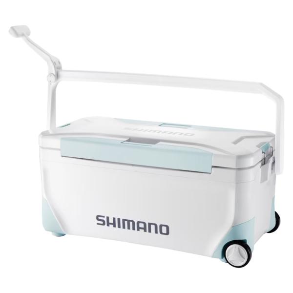 シマノ スペーザ ライト 35L キャスター付 Wインショアブルー NS-E35Y (クーラーボックス 釣り 中型)■品番：NS-E35Y■カラー：Wインショアブルー■容量(L)：35■外寸(mm)：794×347×320■内寸(mm)：5...