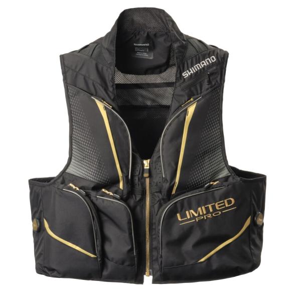 シマノ リミテッドプロ2WAYベスト ブラック VE-560Y (鮎ベスト)■発売年：2025年春≪シマノ 鮎ベスト≫