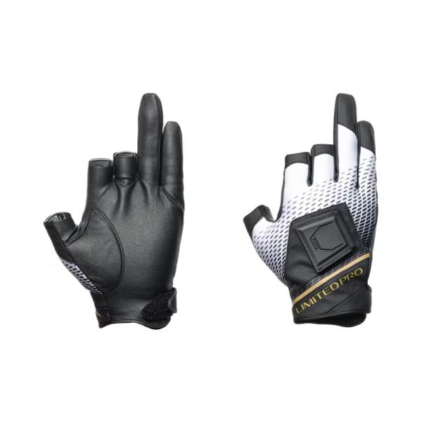 シマノ リミテッドプロ タイタニュームα グローブ 3 リミテッドホワイト GL-110X (フィッシンググローブ 防寒手袋 釣り)■素材/甲：(表)ポリエステル85%ポリウレタン15%、(裏)クロロプレン合成ゴム、掌・部分：合成皮革≪シマ...