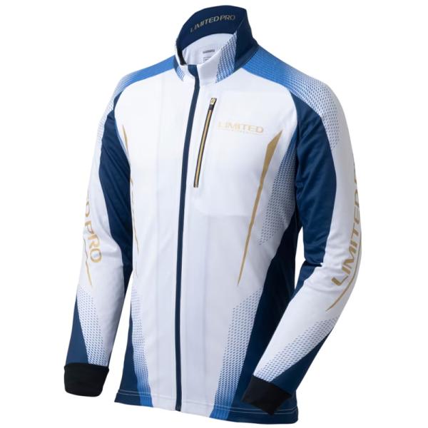 シマノ リミテッドプロフルジップシャツ リミテッドブルー SH-107Y (フィッシングシャツ Tシャツ)■サイズ(着丈(cm)/身幅(cm)/裾幅(cm)/裄丈(cm))：S(64.5/51/49.5/76.5)・M(66.5/53/51...