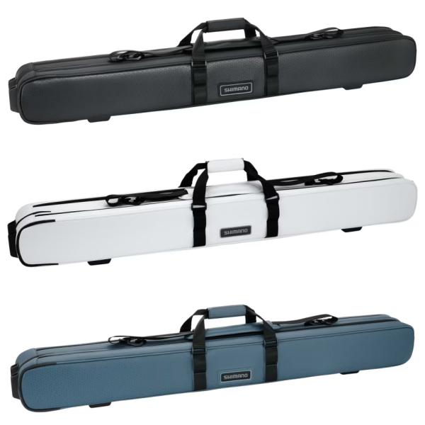 シマノ へらロッドケース 2層 BR-541Z (ロッドケース 竿ケース)■素材：ポリウレタン合成皮革■サイズ：2層■重量(kg)：2.2■収納目安：並継へら竿を約12セット収納可能■本体寸(cm)：16×14×130※バッグの寸法は目安で...