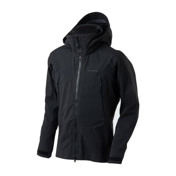 シマノ 26 GTX-ST アングラーズシェル プロジャケット05 ブラック RA-021Z (レインウェア レインジャケット)■表素材：ナイロン92%,ポリウレタン8%(ePE透湿防水加工)■裏面素材：ナイロン100%■部分素材：ポリエス...