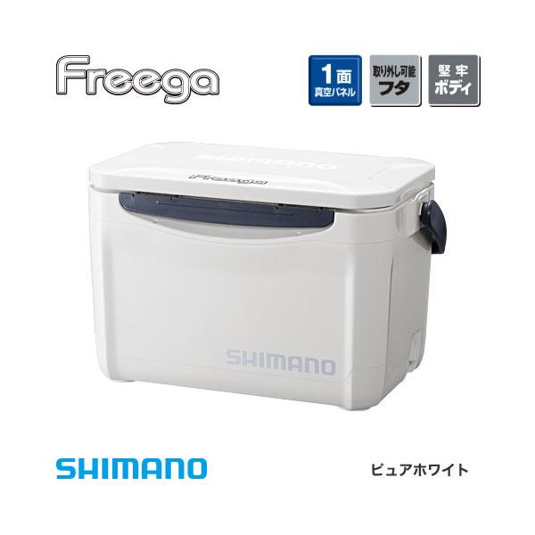 シマノ フリーガベイシス260 26L ピュアホワイト UZ-026N (クーラーボックス)■カラー：ピュアホワイト■容量(L) ：26■重量(kg)：3.4■サイズ(幅×長さ×高さmm)内寸法(中央値)：240×415×265■サイズ(幅...