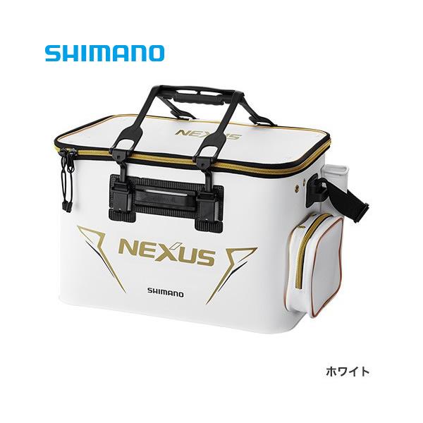 シマノ フィッシュバッカンEX ハードタイプ WH 50cm BK-124R (バッカン)■素材／EVA■外寸(cm)：32×50×33 ≪シマノ バッカン≫