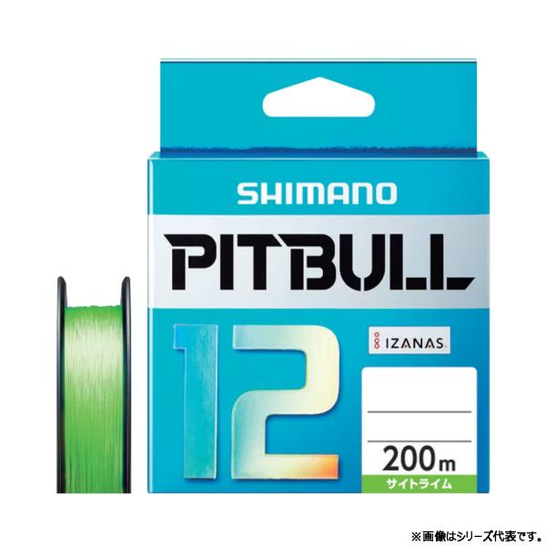 シマノ ピットブル 12 サイトライム 200m PL-M62R (PEライン)■長さ：200m■カラー：サイトライム≪シマノ PEライン≫