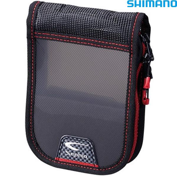 シマノ セフィアエギホルダー スモークグレー・S BP-221S (エギング バッグ)■カラー：スモークグレー■サイズ：S■外寸（cm）：4.5×13×18■収納目安：8■素材：ポリプロピレン≪シマノ エギング バッグ≫