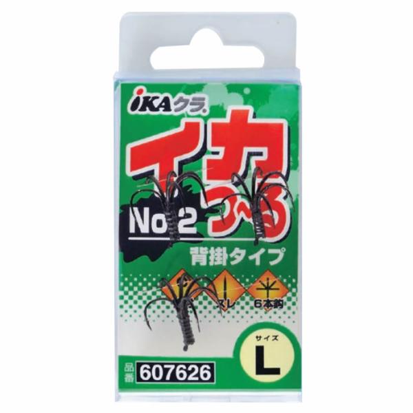 カツイチ IKAクラ イカつーるNo.2 IS-52 (アオリイカ 仕掛け)■サイズ(入数)：SS(4)・S(4)・M(4)・L(3)≪カツイチ アオリイカ 仕掛け≫