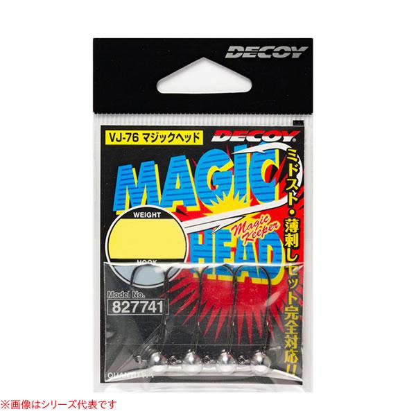 カツイチ マジックヘッド VJ-76 (ジグヘッド)■入数：4※内容量は、予告なく変更になることがあります。≪カツイチ ジグヘッド≫