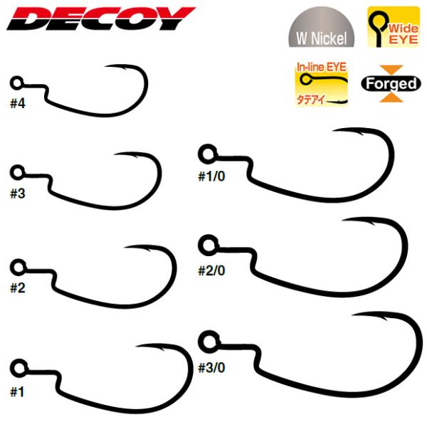 カツイチ ワーム29 ロックンフック #4〜#3/0 (ワームフック)≪カツイチ ワームフック≫