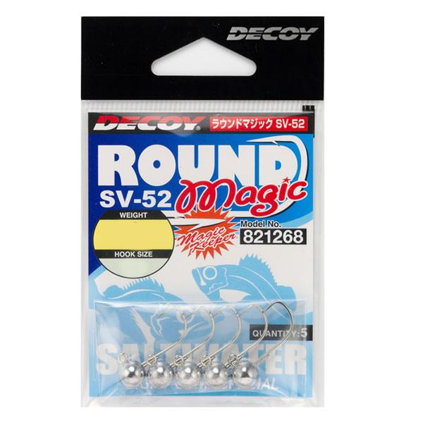 カツイチ ラウンドマジック SV-52 (ジグヘッド)■入数：4個≪カツイチ ジグヘッド≫