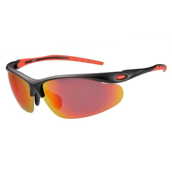 視泉堂 ヒートホークIR HK-3A マットブラック×レッド／サンセットレッド（MR） (偏光サングラス 偏光グラス 釣り メンズ)■フレームカラー：マットブラック/レッド■レンズカラー：サンセットレッド（MR）■サイズ：耳かけ長さ132m...