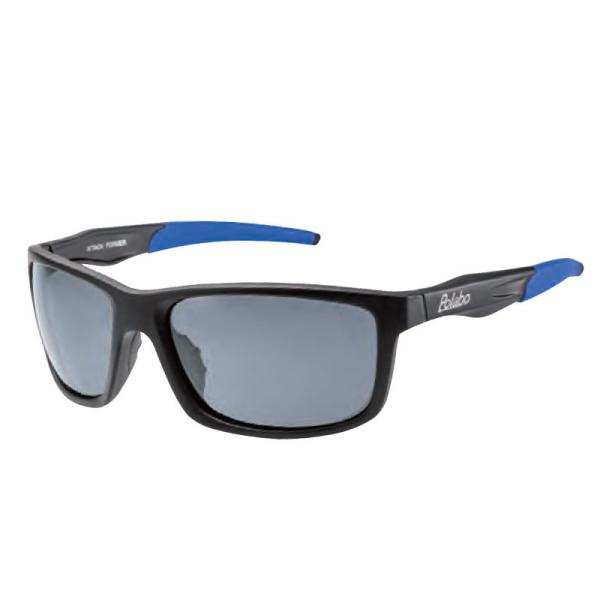 視泉堂 アタックフォーマー TF-5A (偏光サングラス 偏光グラス 釣り メンズ)■フレームカラー：マットブラック/ブルー■レンズカラー：スモーク■サイズ：耳かけ長さ122mm、鼻幅20mm■レンズサイズ（片目）：65mm■偏光度99%以...