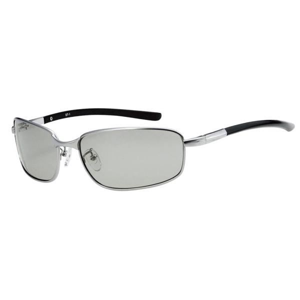 視泉堂 バイフォーカル BFM-1S (度付き偏光サングラス 偏光グラス 釣り メンズ)■フレームカラー：ガンメタ/マットブラック（TR90ナイロン)■レンズカラー：スモーク（下部老眼入り）≪視泉堂 度付き偏光サングラス 偏光グラス 釣り ...