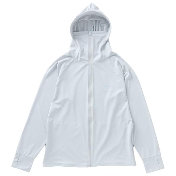 ハヤブサ フリーノット UVフルカバーパーカ4 ライトグレー Y1669 (フィッシングジャケット フィッシングウェア)■素材：本体：ポリエステル80%、ポリウレタン20％≪ハヤブサ フリーノット フィッシングジャケット フィッシングウェア≫