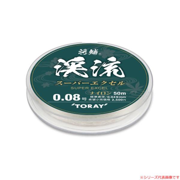 東レ 将鱗渓流スーパーエクセル NA 50m A741 (渓流用糸 ナイロンライン)■号数：0.08〜1号■巻量：50m■素材：ナイロン■カラー：ナチュラル■原産国：日本≪東レ 渓流用糸 ナイロンライン≫