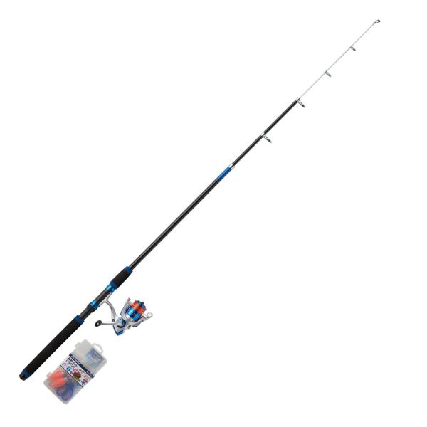 浜田商会 プロマリン 投釣りセットSP 270 (投げセット竿)■規格:270■全長（m）:2.70■継数:3■仕舞（cm）:102■自重（ｇ）:179■先径/元径（mm）:2.2/17.4■適合錘:6〜15号■付属糸:ナイロン3号■発売年...