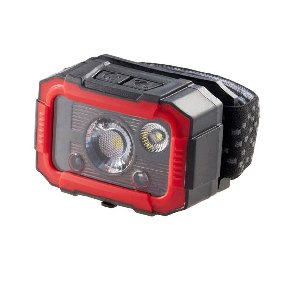 浜田商会 プロマリン USBセンサー付ハイパーヘッドランプ レッド LEK118 (ヘッドライト ヘッドランプ 防災ライト)■カラー:ブラックレッド■使用電源:USB充電式■明るさルーメン（最大時）:500ルーメン■発売年：2022■生産国...