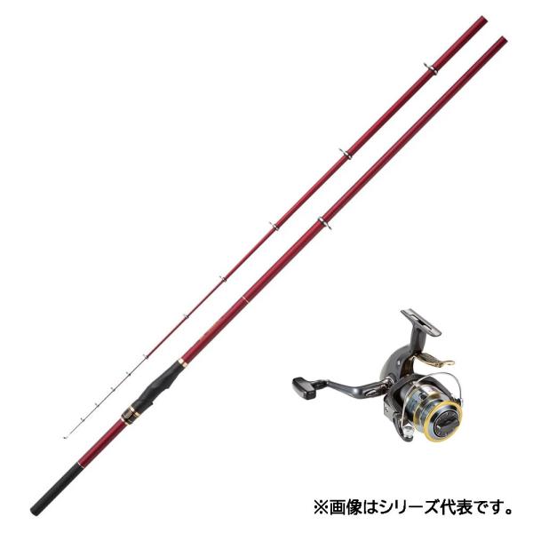 磯釣り入門タックルセット 竿リールセット (ライラック磯 1.5-540 グレシアスピンSP GR-2500LB)≪浜田商会 竿 ロッド 磯 海 釣り レバーブレーキスピニングリール 磯釣り≫