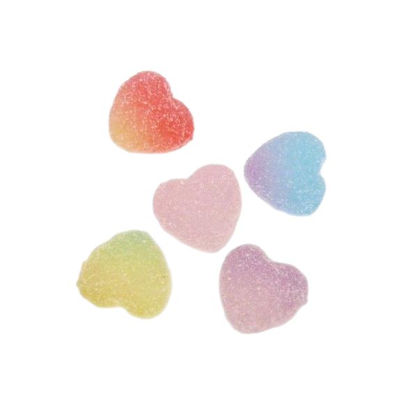 カラフルで美味しそうなハート型のグミ風デコパーツです。カラフルな約5色アソートセット☆画像のカラーは参考となります。画像のカラーが必ず含まれる物ではありません。画像以外のカラーが含まれる場合がございます。カラー毎の入数は均一ではありません。...