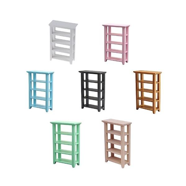 カラフルでシンプルな形状が使いやすいドールハウスサイズのミニチュアシェルフが登場！豊富なカラーバリエーションで色々なミニチュアディスプレイを楽しめます♪サイズはドールハウスの1/12スケール。シンプルなフォルムで様々なミニチュアアイテムを飾...