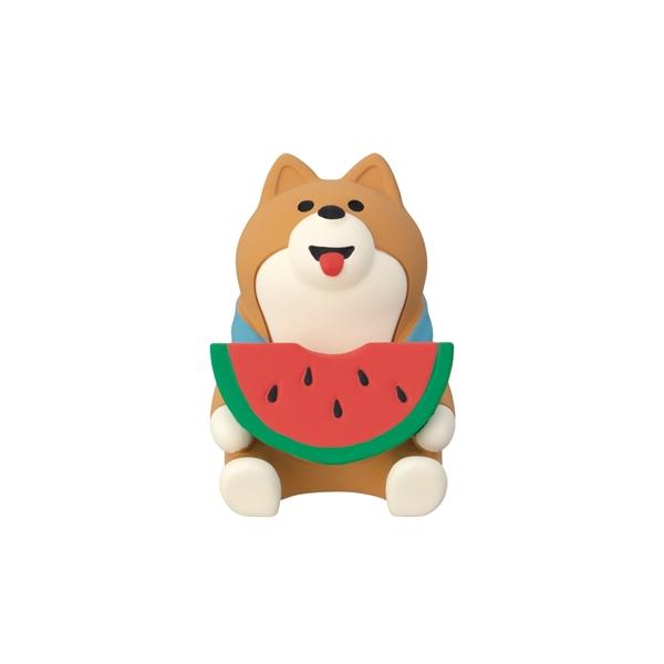 【発売日：2026年05月30日】concombreほろ酔い、夏宵夕涼み。夏休みの夜はスイカに花火！無邪気に楽しむこどもたち。夏の夜って昔は涼しかったよね・・・としみじみほろ酔いな大人たち。ミニチュアマスコットのスイカわんこです。昼間のスイ...