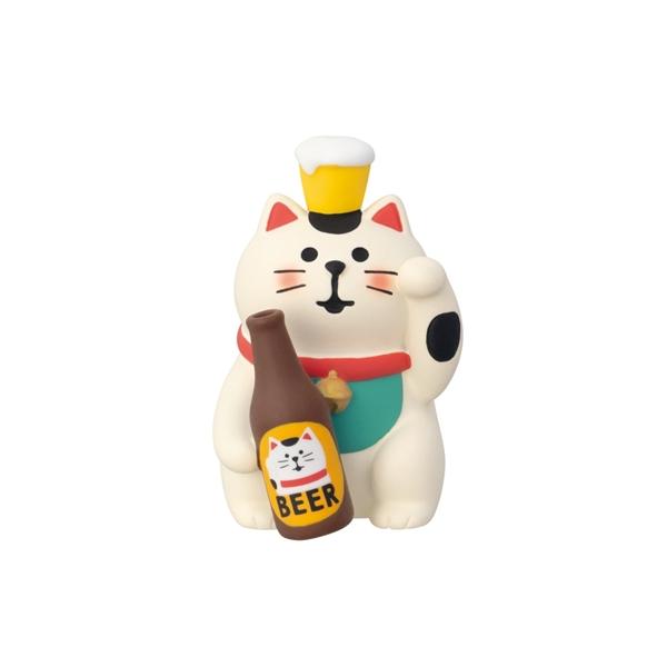 【発売日：2026年05月30日】concombreほろ酔い、夏宵夕涼み。夏休みの夜はスイカに花火！無邪気に楽しむこどもたち。夏の夜って昔は涼しかったよね・・・としみじみほろ酔いな大人たち。ミニチュアマスコットのビールまねき猫です。冷えたビ...