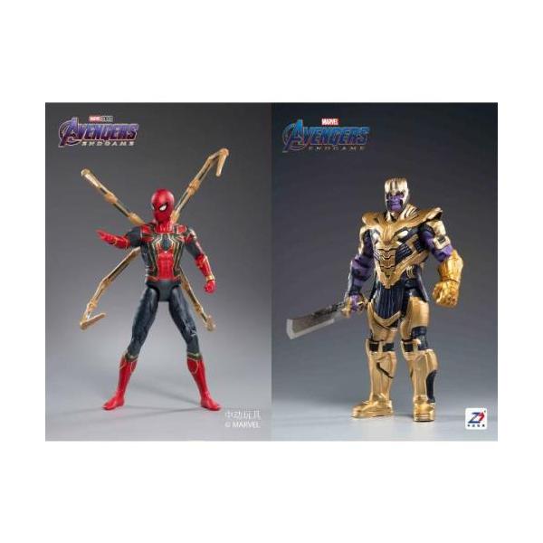 ZD TOYSより、14インチフィギュアシリーズ 2体セット「スパイダーマン＆サノス」が登場！存在感たっぷりのビッグサイズです。※商品の不具合等はメーカーへお問い合わせ下さい。