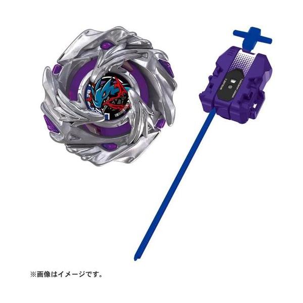 ロングワインダーランチャー L 同梱のスターター。強力なアタックポイントを大量に備えた左回転のBXエクスパンドブレードで、どの位置からでも致命的な一撃を与えることが可能なアタックタイプのベイブレード。※この製品で遊ぶには別売りのベイブレード...
