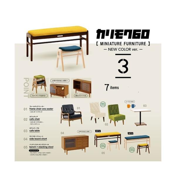 憧れの家具ブランド「カリモク60」のミニチュアワールドがさらに広がる。１BOX９個入りセット。種類は全部で７種類。※9個入り1BOXで全ての種類が揃わない場合がありますのでご了承ください。ラインナップ/フレームチェア１シーター(スタンダード...