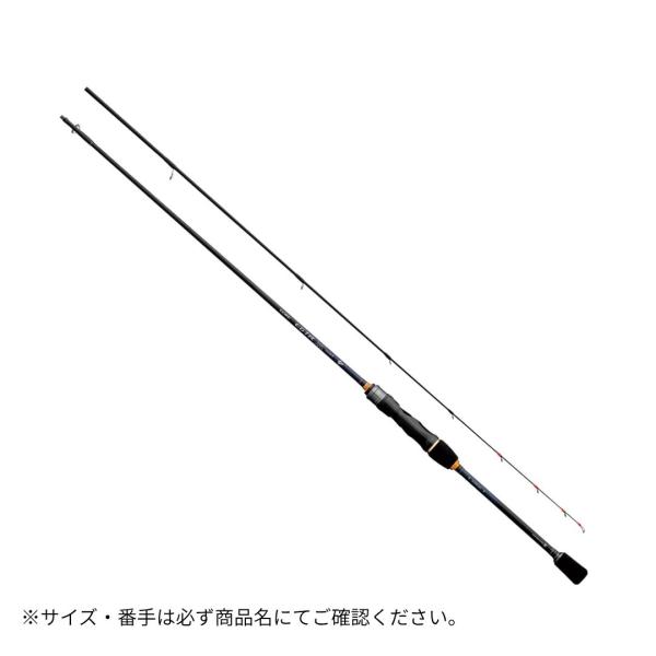 タイプ:スピニング 　パワー:ML 　標準全長(cm/ft):224(7'4") 　標準自重(g):82 　仕舞寸法(cm):117 　使用材料(%):C99.9 G0.1 　継数(本):2 　ルアーウエイト(g):20〜70 　適正ライン...