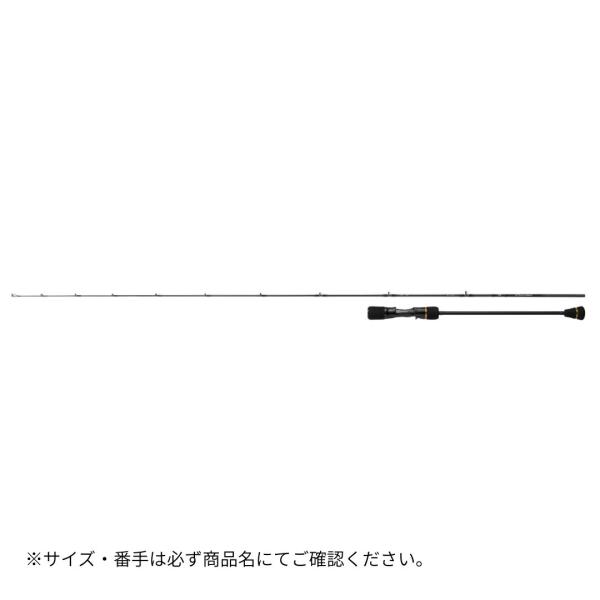 全長（m）:1.91 　継数:2 　仕舞寸法（cm）:146 　標準自重（ｇ）:120 　先径/元径（mm）:1.8/8.9 　ルアー重量（ｇ）（ジグ）:150〜250 　適合ライン PE（号）:MAX2.0 　カーボン含有率（％）:82 ...