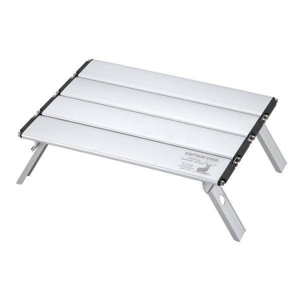 製品サイズ(約) 組立サイズ：幅330×奥行き215×高さ105mm、天板サイズ：300×215mm収納サイズ(約) 50×40×長さ300mm重量(約) 500g材質（品質） 天板・脚部：アルミニウム合金（表面加工＝アルマイト）仕様/その...