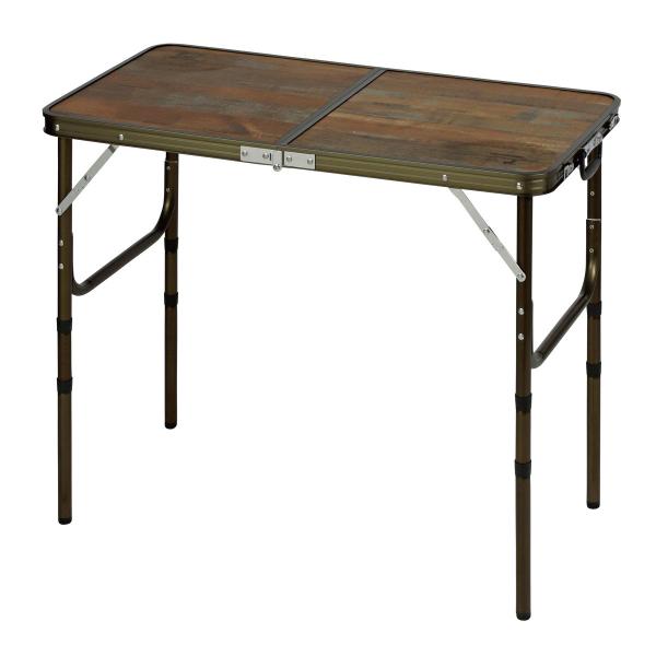 製品サイズ(約) 組立サイズ：幅900×奥行き450×高さ705・605・470・370mm収納サイズ(約) 幅450×奥行き70×高さ450mm重量(約) 3.4kg材質（品質） 甲板の表面材：合成樹脂化粧繊維板、構造部材：アルミニウム合...