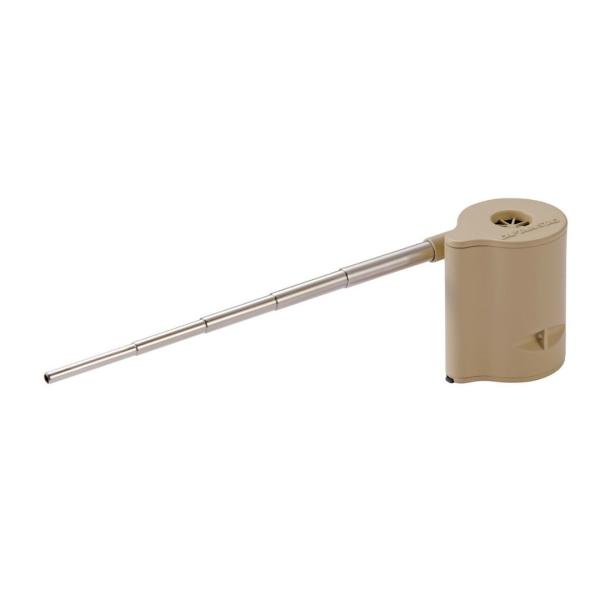 製品サイズ(約):幅50×奥行245×高さ70mm 　収納サイズ(約):幅50×奥行60×高さ70mm 　重量(約):120g 　材質（品質）:本体・ファン：ABS樹脂、フラップ：シリコーンゴム、ノズル：ステンレス鋼 　入力:USB TYP...