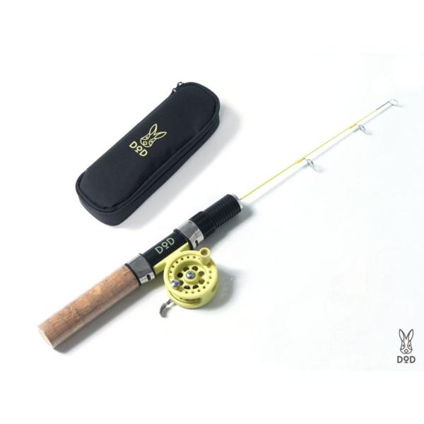 カラー ライムグリーンサイズ ロッド全長：（約）45cm収納サイズ （約）W28cm×D10cm×H6cm総重量 総重量：（約）200gロッド重量（穂先ケースを除く）：（約）63gリール重量（ラインを含む）：（約）40g材質 ロッド（竿）本...