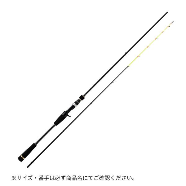 全長:6'8"ft 　継数:2pcs 　スッテ:12 - 40号 / 45 - 130g 　PEライン:0.4 - 1.2号 　標準自重:100g 　アクション:F 　JAN (4573236):274959