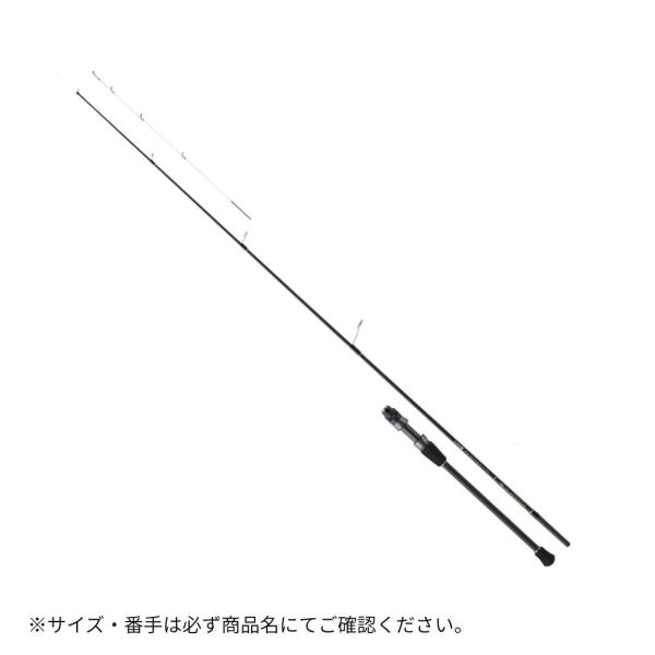 全長:5'8"ft 　継数:3pc/グリップ脱着式/ティップ脱着式 　エギ:MAX70g 　PEライン:0.6 - 1.2号 　自重:72g 　仕舞寸法:110cm 　アクション:F 　JAN (4573236):279701