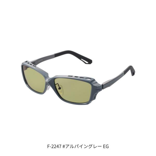 フレーム:アルパイングレー 　フレーム素材:ナイロン&amp;βチタン&amp;アルミニウム 　フレームサイズ:61ｘ41 　レンズカラー:イースグリーン 　レンズ素材:TALEX（タレックス）CR-39偏光レンズ 　レンズコート:ハードマ...