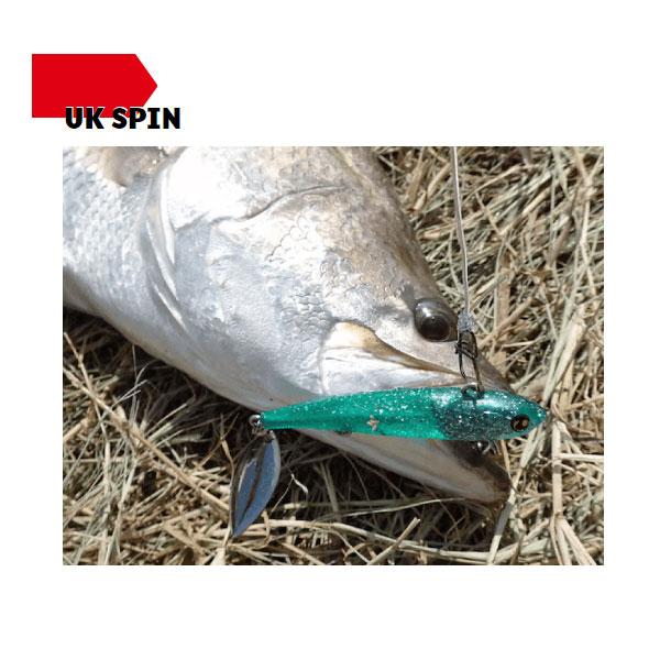 ユーケー スピン長さ70mm　重量22ｇ　フックSAMURAI HOOK #6×1