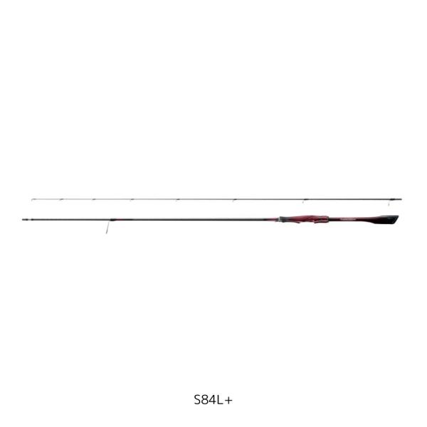 全長(ft.):8'4" 　全長(m):2.54 　継ぎ方式:インロー 　継数(本):2 　仕舞寸法(cm):130.5 　自重(g):97 　先径(mm):1.6 　エギサイズ(号):1.5-4 　適合ラインPE(号):0.3-1 　グリ...