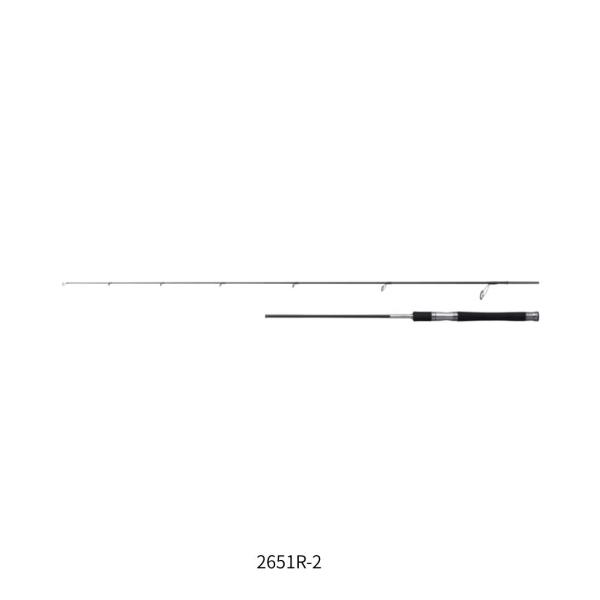 全長(ft.):6'6" 　全長(m):1.98 　継ぎ方式:並継 　テーパー:R 　継数(本):2 　仕舞寸法(cm):130 　自重(g):135 　先径(mm):1.7 　ルアーウェイト(g):4-15 　ジグウェイト(g):MAX ...