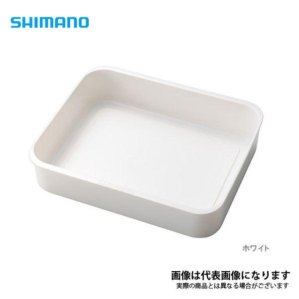 シマノ スペーザトレー 65L用 ホワイト　小物や弁当入れや氷作りケースとして活用できる、なにかと便利な大型トレー。