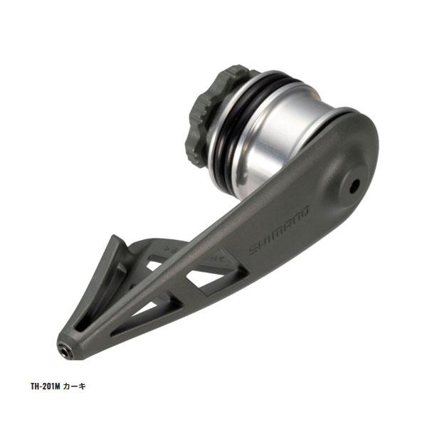 カーキ　全長(mm)75　重量(g)33　適合ライン号数(号)PE0.3~3.0　素材： 本体・ツマミ：ガラス強化PBT樹脂、ボビン：アルミ、リング：ジルコニア、糸止めリング：ニトリルゴム