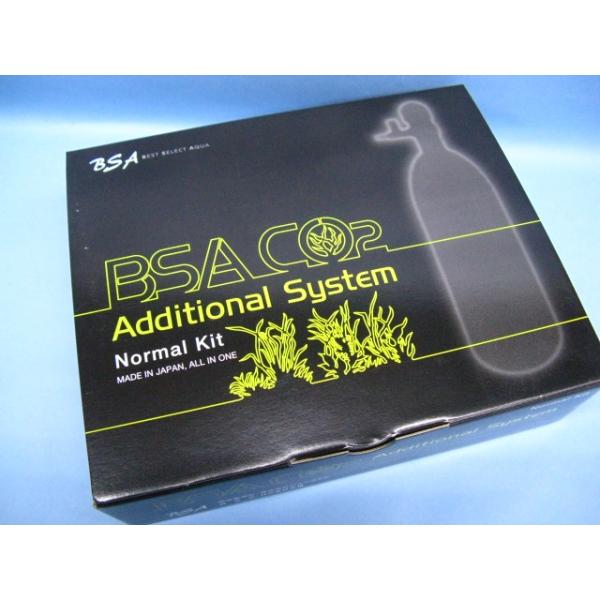 BSA CO2 Additional System Normal Kit【CO2添加システム】セット内容(1)BSA CO2レギュレーター(スピードコントローラー付)(2)BSA CO2ボンベ(3)CO2ボンベスタンド(4)耐圧チューブ×2...