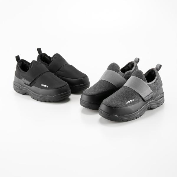 滑りにくい靴底で、アウトドア派にもおススメです！軽量なので歩行時の足への負担を軽減します。【パスタイムラボ/PASTIME?LAB】【カラーバリエーション】ブラック　　　　　　　　　　　　グレー【アッパー】合成繊維【ソール】合成底【靴幅】3...